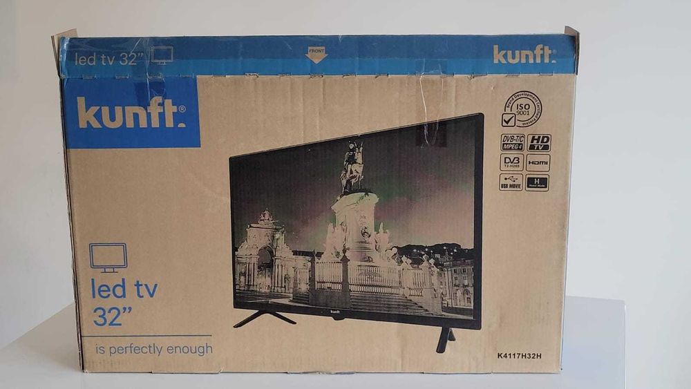 TV Kunft 32 polegadas (32") - como nova, na caixa Buarcos • OLX Portugal