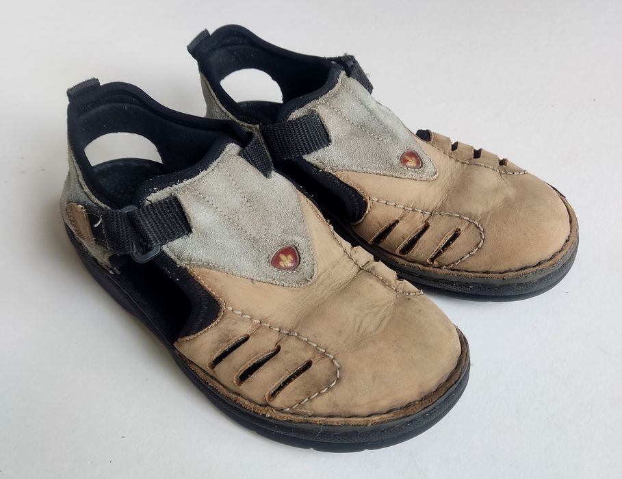 Сандали ортопедические Rieker Ecco кожа 38,5р 24см. босоножки: 150 грн. - Сандалі Львів на Olx