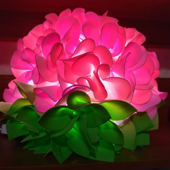 Прикроватный светильник ночник Гортензия из изолона 650 грн Освещение Запорожье на Olx