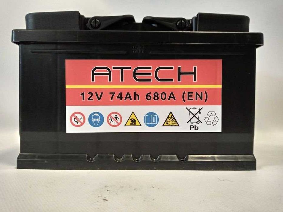 Akumulator 12V Atech 74Ah 680A Suwałki • OLX.pl