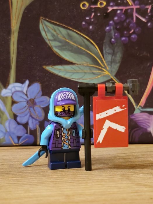 Lego Ninjago Lil Nelson (Medium Azure Hood) Crystalized, njo0780 ...