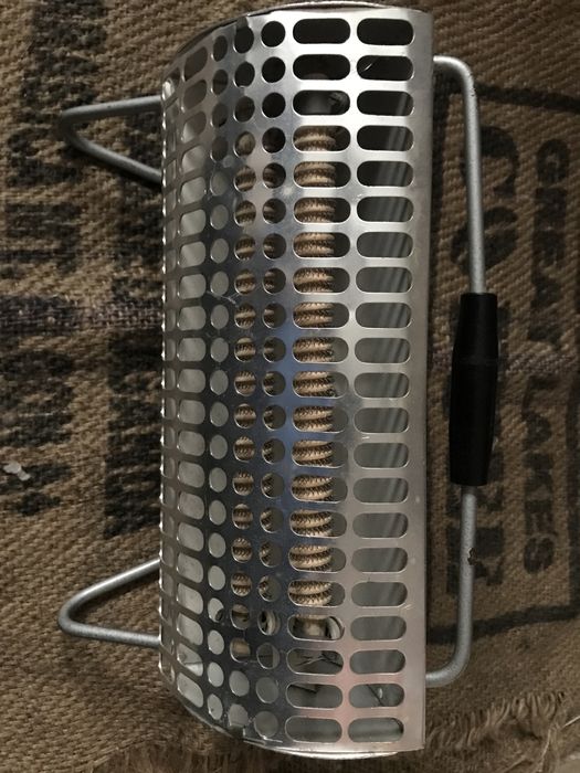 Stary ogrzewacz wnętrzowy „R. Sp-nia Pracy Kraków” PRL loft lampa DIY ...