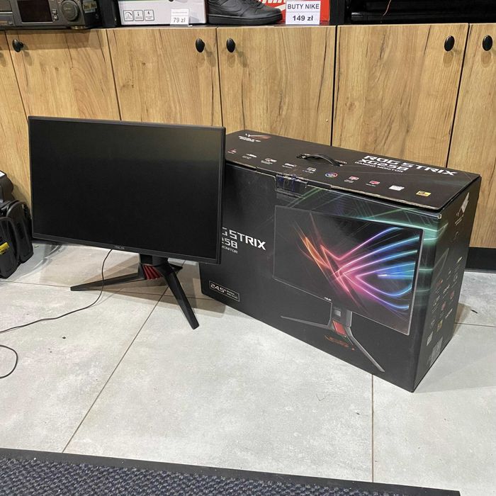 Monitor Gamingowy Asus Rog Strix XG258 240Hz 1ms Reakcji Gwarancja ...