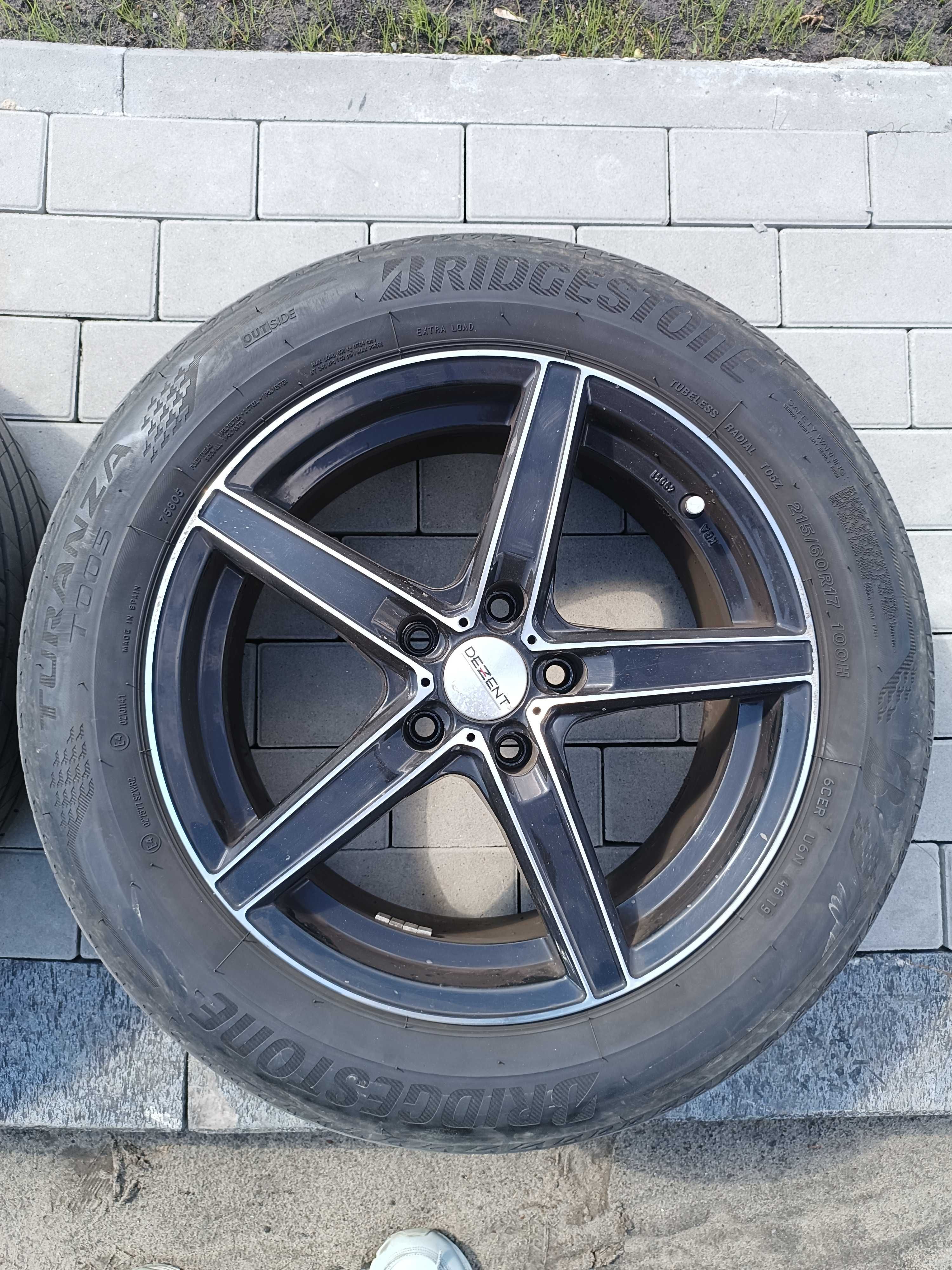 Диски Dezent R17, 5*114.3: 3 000 грн. - Диски Київ на Olx