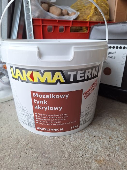 Mozaikowy tynk akrylowy lakma term szary/czarny mdb2 12kg Baranówka • OLX.pl