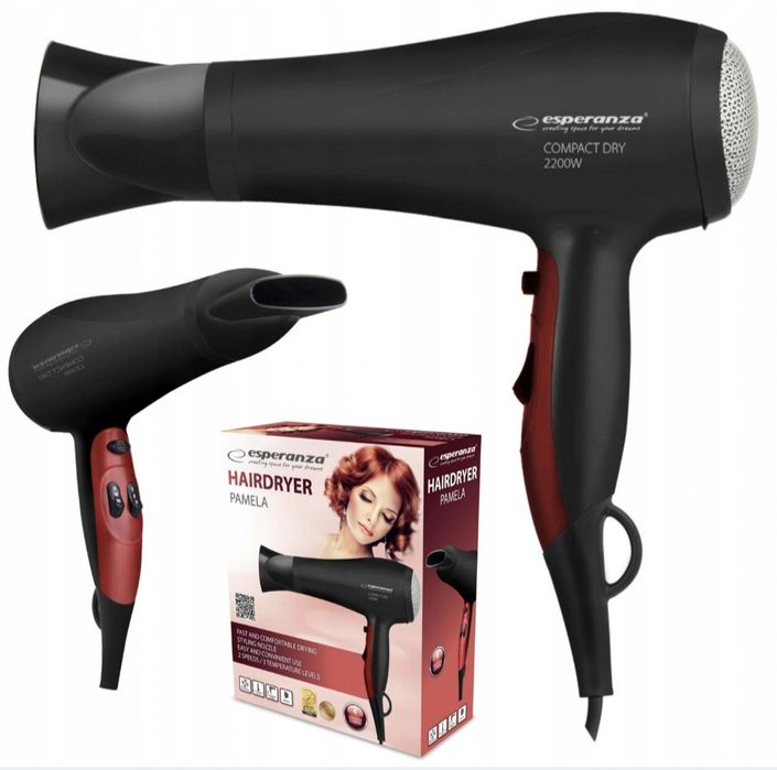Suszarka do włosów Esperanza PAMELA Białystok Centrum • OLX.pl