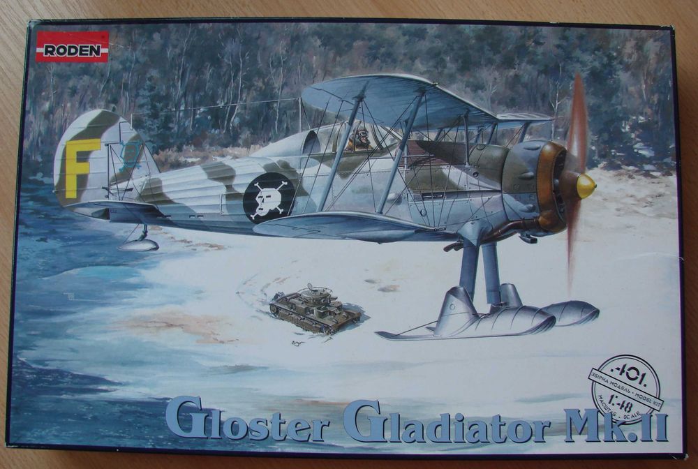 Model samolotu Gloster Gladiator Mk.II Roden 1/48 Słupsk • OLX.pl