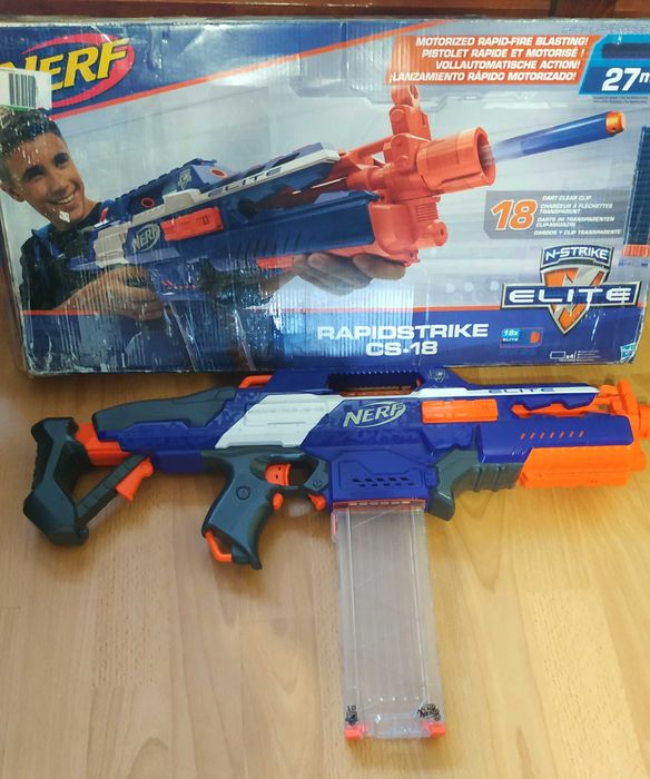Нёрф Бластер Nerf Rapidstrike cs-18: 999 грн. - Бластери Жовті Води на Olx