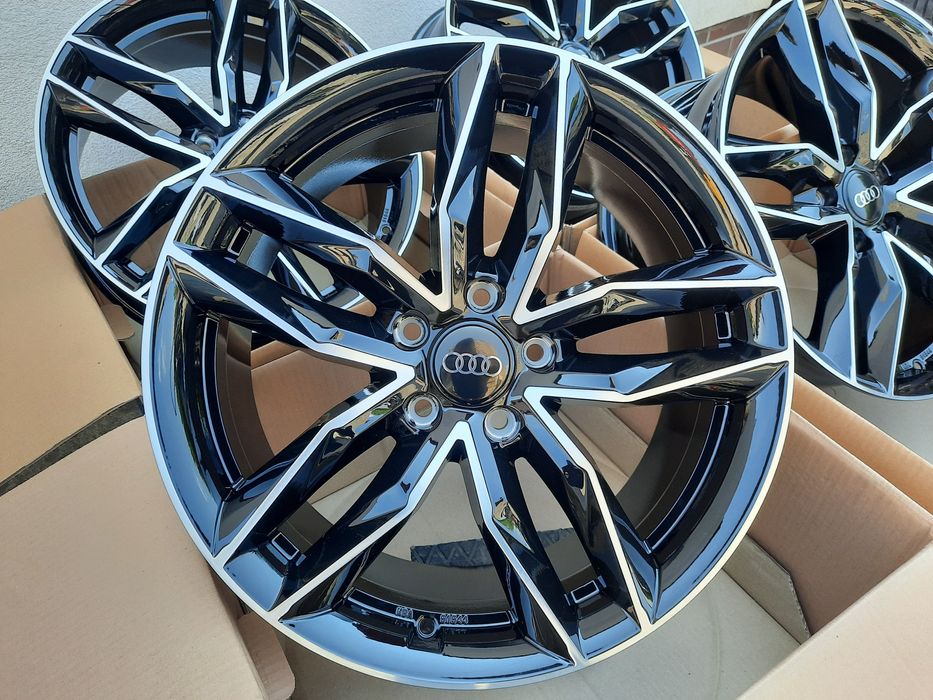 Alufelgi NOWE 19 AUDI 5x112 A3 A4 B7 B8 B9 A6 C5 C6 Q3 TT CZARNE RS3 Bełsznica • OLX.pl