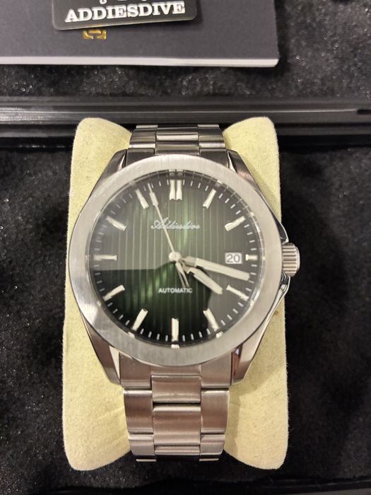 Addiesdive automatico seiko nh35 verde como novo Canelas • OLX.pt