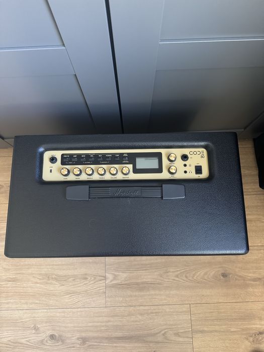 Zestaw gitarowy-Harley Benton S-620 TR+Marshall Code 50- stan jak nowy ...