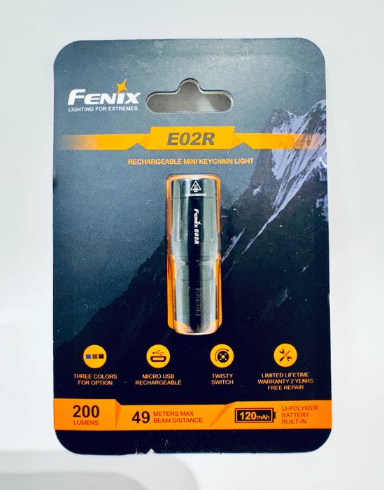 Latarka diodowa Fenix E02R czarna miniaturka Nowa Gwar. Kołobrzeg • OLX.pl