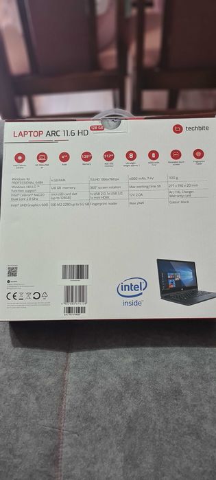 Laptop TECHBITE Arc 11.6" N4020 4GB RAM 128GB SSD Windows 10 Pro Mysłowice • OLX.pl