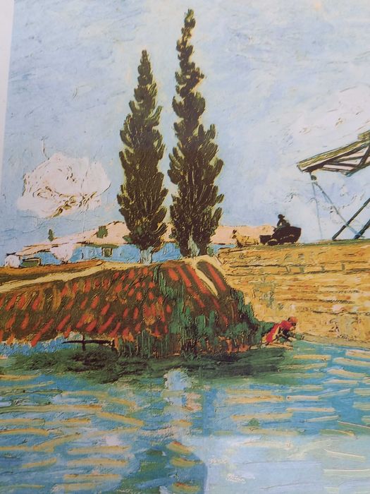 Duży obraz Vincent van Gogh reprodukcja drewniana rama 57x47cm Warszawa ...