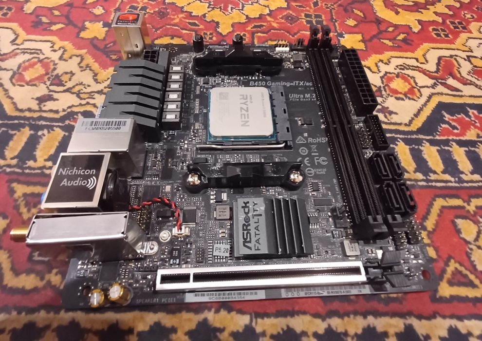 Zestaw mini itx 5600G, ASRock B450m itx box W10/11P Miłosław • OLX.pl