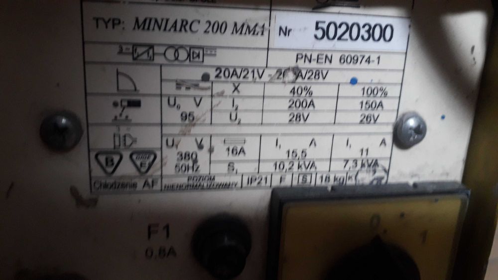 Spawarka OZAS Miniarc 200 MMA Chełm • OLX.pl