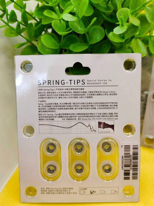 ⇒ Moondrop Spring Tips - это амбушюры Ear-Tips для IEMs наушников: 260 ...