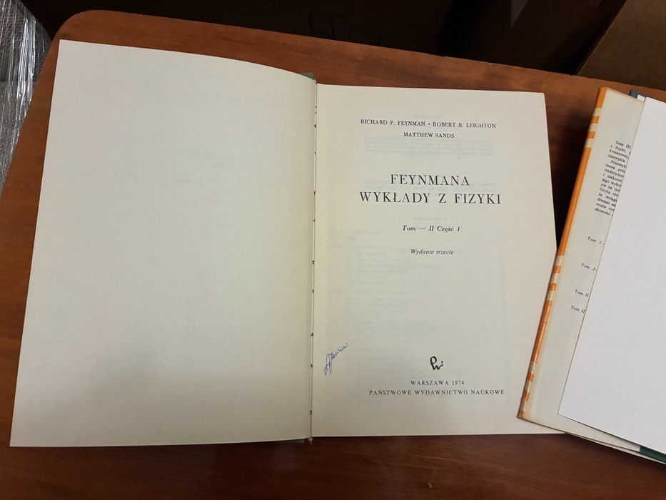 Podręczniki fizyka Feynmana wykłady z fizyki Ressnick-Halliday Rogers ...