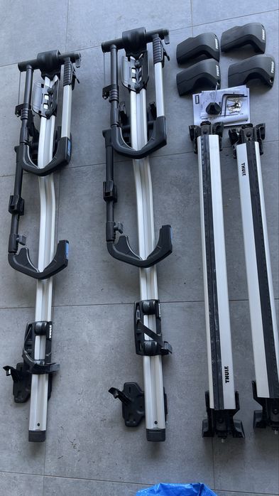 Bagaznik rowerowy (komplet) THULE do audi A4 na 2 rowery Janki • OLX.pl