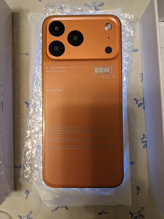 Новый Мобильный телефон смартфон i17 pro max Orange 12/512: 3 300 грн ...