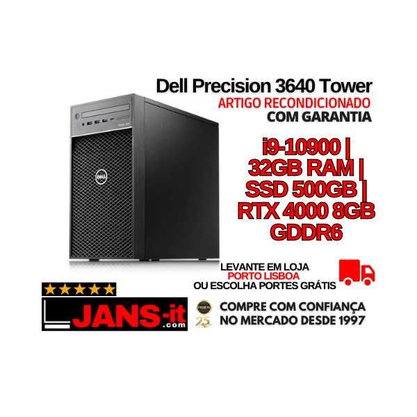 Dell Precision 3640 Tower | i9-10900 | 32GB | SSD 500GB | RTX 4000 ...