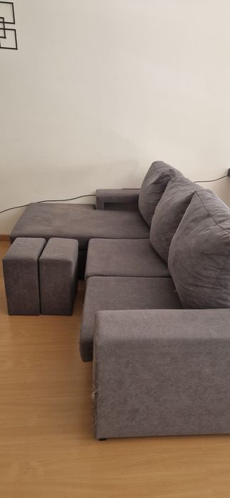 Sofá Chaise Long - Feira dos Sofas Pinhal Novo • OLX.pt