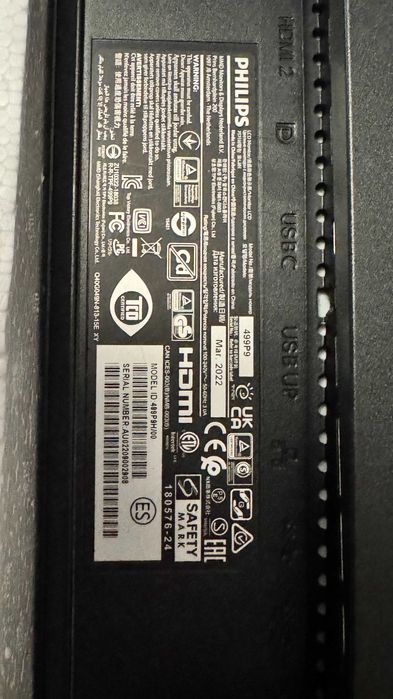 Monitor Philips 499P9H/00 uszkodzony Wrocław Krzyki • OLX.pl