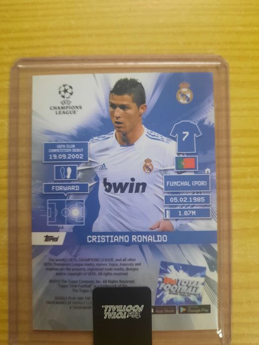 Carta Cristiano Ronaldo /75 Nogueira, Fraião E Lamaçães • OLX.pt