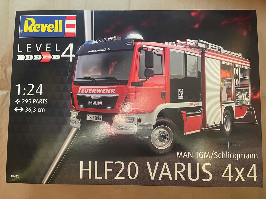 Revell 07452 Schlingmann HLF 20 Varus 4x4 Skala: 1:24 Bydgoszcz • OLX.pl