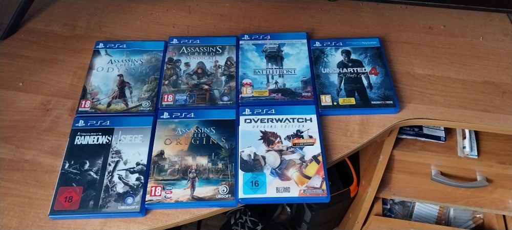 Ps4 gry PlayStation 4 zestawie 7 gier Zwoleń • OLX.pl