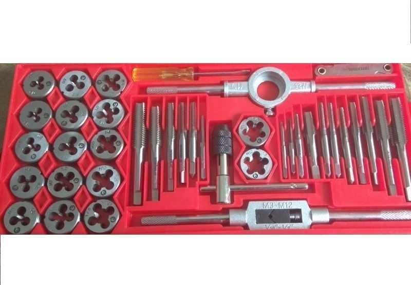 Набор плашек и метчиков M3-M12, 40ед. INTERTOOL SD-8040: 1 050 грн. - Ручний інструмент Полтава ...