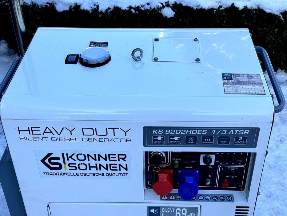 Генератор дизельний Konner&Sohnen KS 9202HDES-1/3 ATSR (Euro II): 86 ...