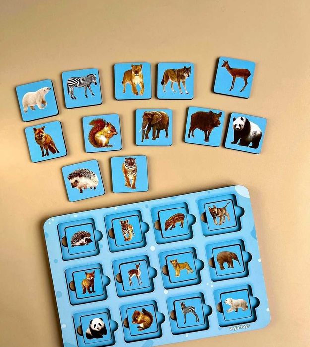 Дерев'яний пазл-сортер,розвиваючі пазли,іграшки,рамка-вкладыш: 220 грн ...