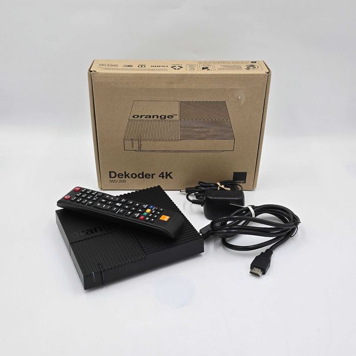 Dekoder ORANGE 4K IWU200 - Android SMART TV - 4/16GB Sosnowiec • OLX.pl