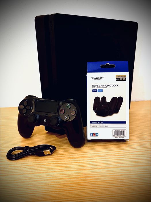 PS4 Slim Como Nova + FIFA 25 + 2 Comandos + Dock – 185€ Leiria, Pousos ...