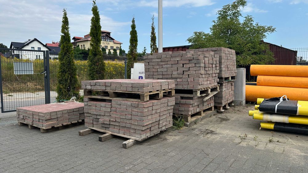 Kostka polbruk czerwona Gdańsk Jasień • OLX.pl