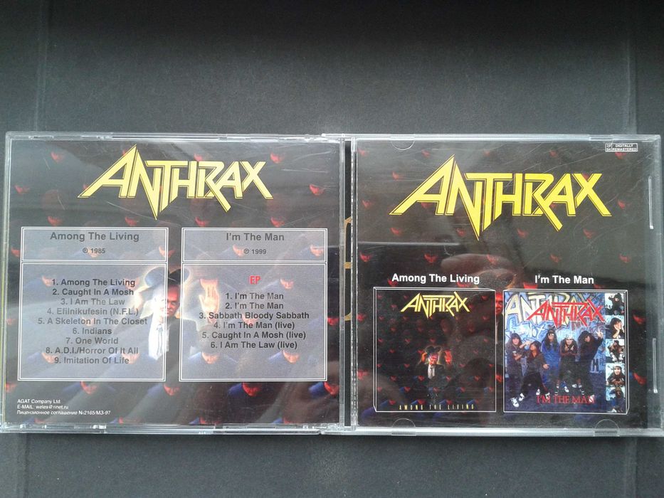 Anthrax (4CD) Audio CD: 700 грн. - CD / DVD / Платівки Запоріжжя на Olx
