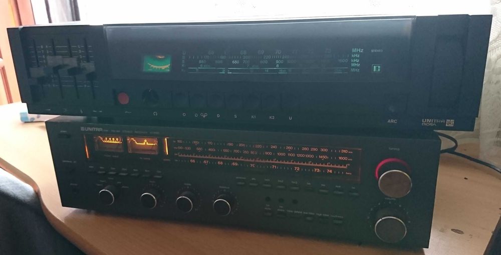 Unitra AT 9100 + Amator Stereo DSS101 Radio Wzmacniacz Amplituner ...