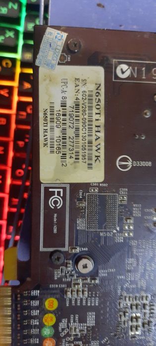 Nvidia gtx 650 Ti hawk: 700 грн. - Комплектуючі та аксесуари Кривий Ріг на Olx