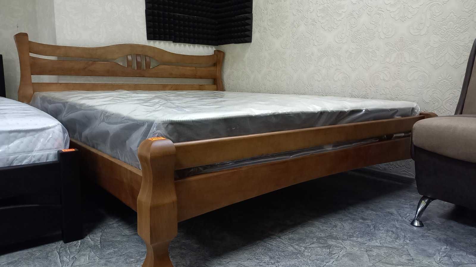 Деревянная кровать Даллас с ольхи 160х200.Ліжко Далас 160*200 з Вільхи ...