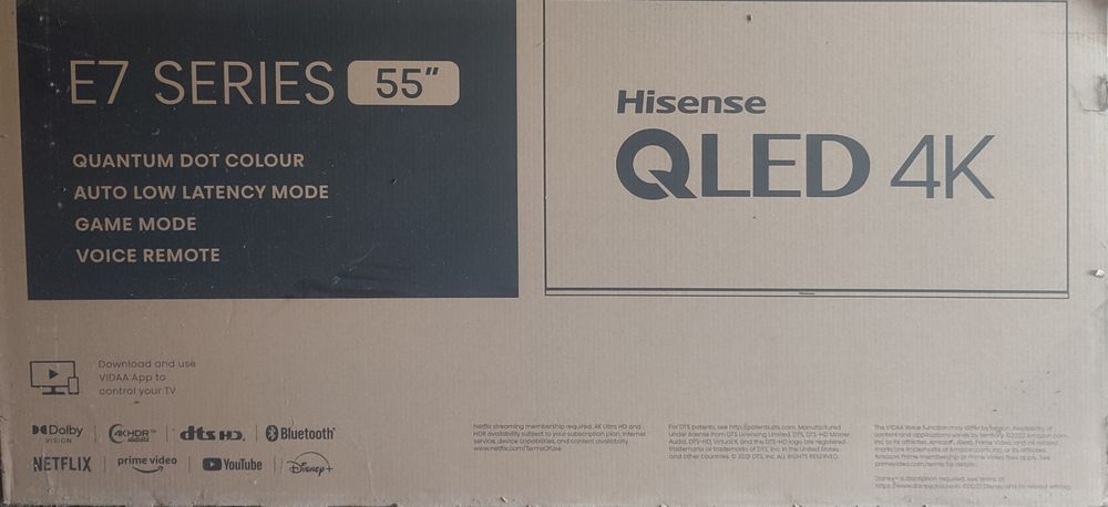 Hisense 55 E7 QLED 4K: 12 000 грн. - Телевізори Кропивницький на Olx