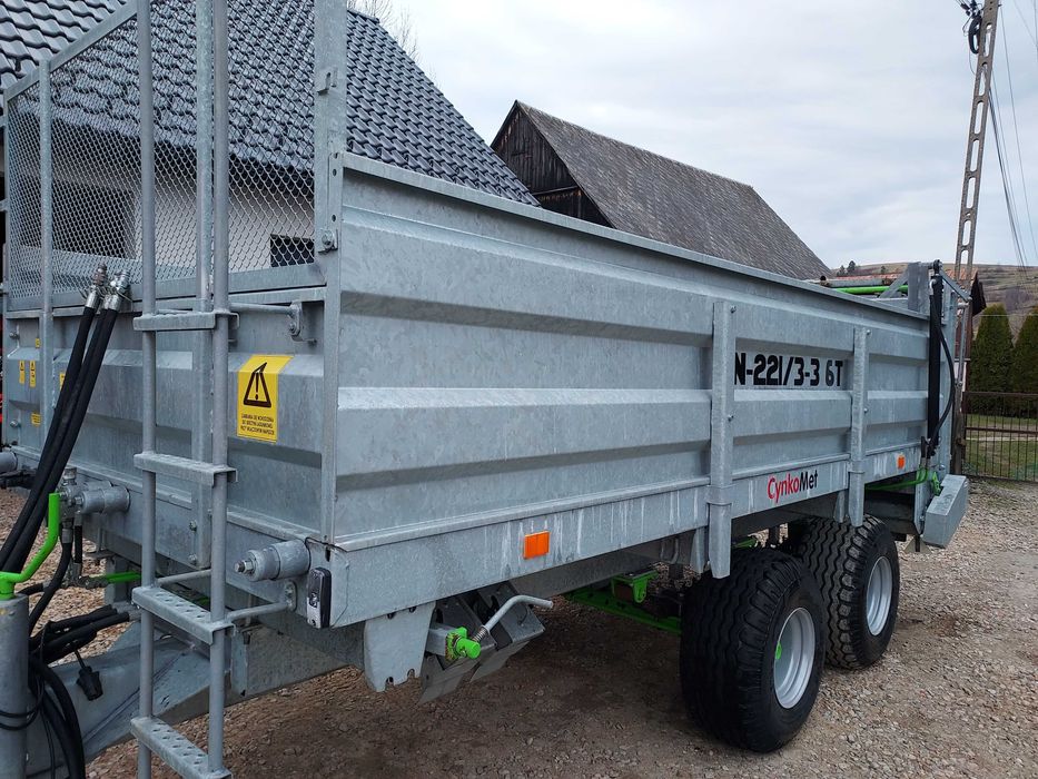 Rozrzutnik CYNKOMET N221/3-3 6-8ton pionowe 4 walce jak NOWY brutto!!! Mszana Dolna • OLX.pl