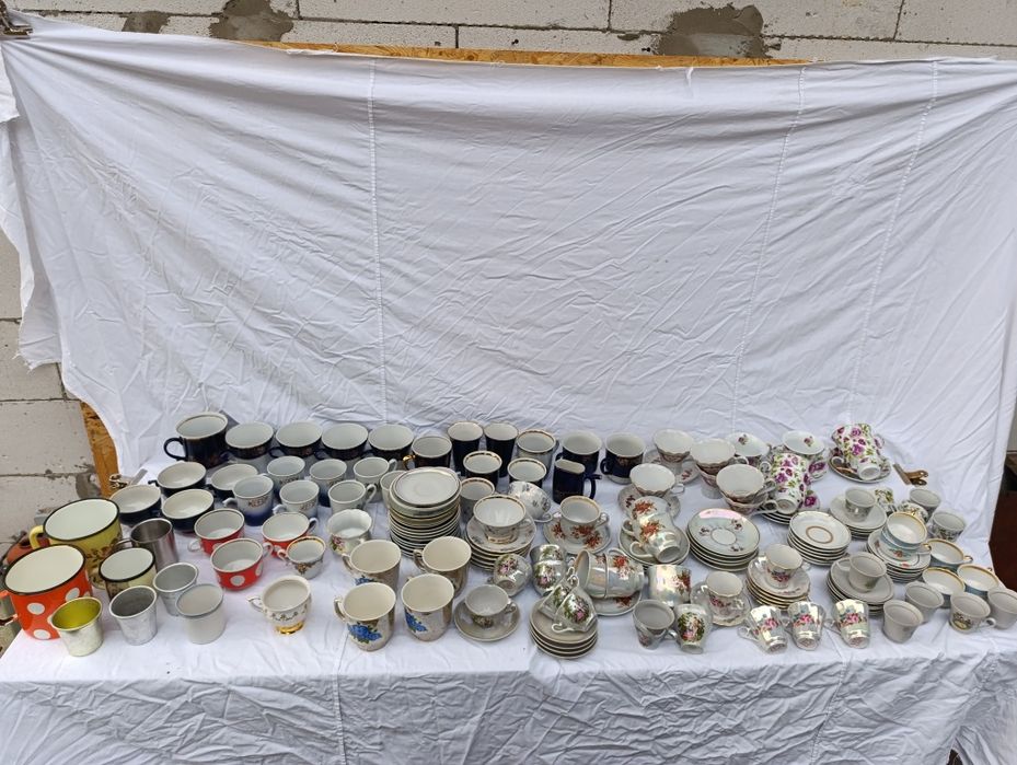 Радянська чайна пара чашка блюдце для чаю кави СССР сервіз 30 грн Посуда кухонная утварь