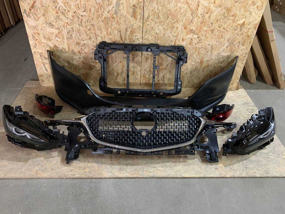 Бампер Передний Mazda 6 2018 2019 2020 2021 Решетка Радиатора Рестайл ...