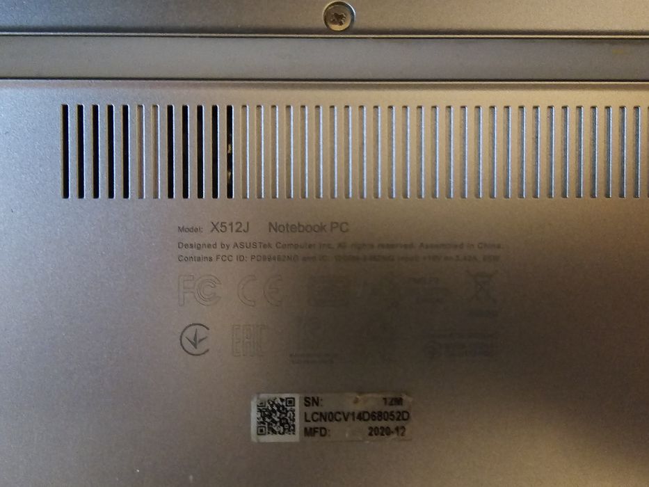 Продам ноутбук Asus Vivobook X512J: 15 000 грн. - Ноутбуки Харків на Olx