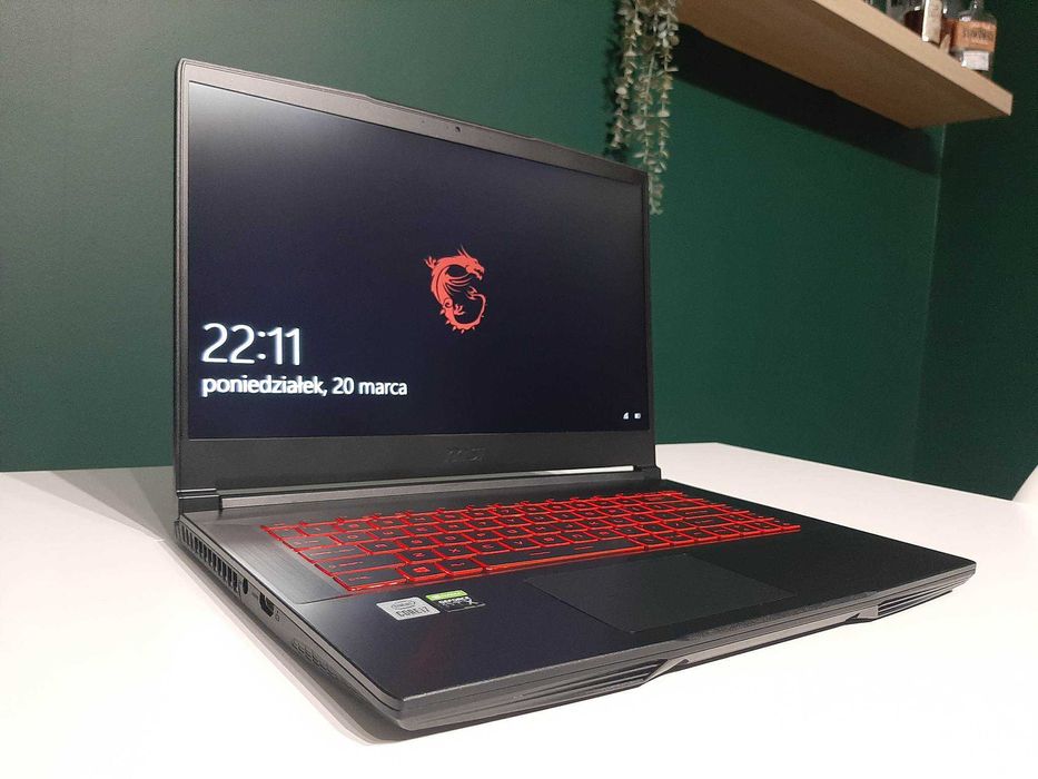 Laptop Gamingowy MSI GF65 Thin Gw. Katowice Podlesie • OLX.pl
