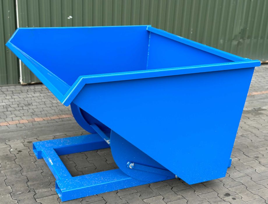 Koleba samowyładowcza 1 m3 Kontener na wózek Pojemnik odpady Łańcut ...