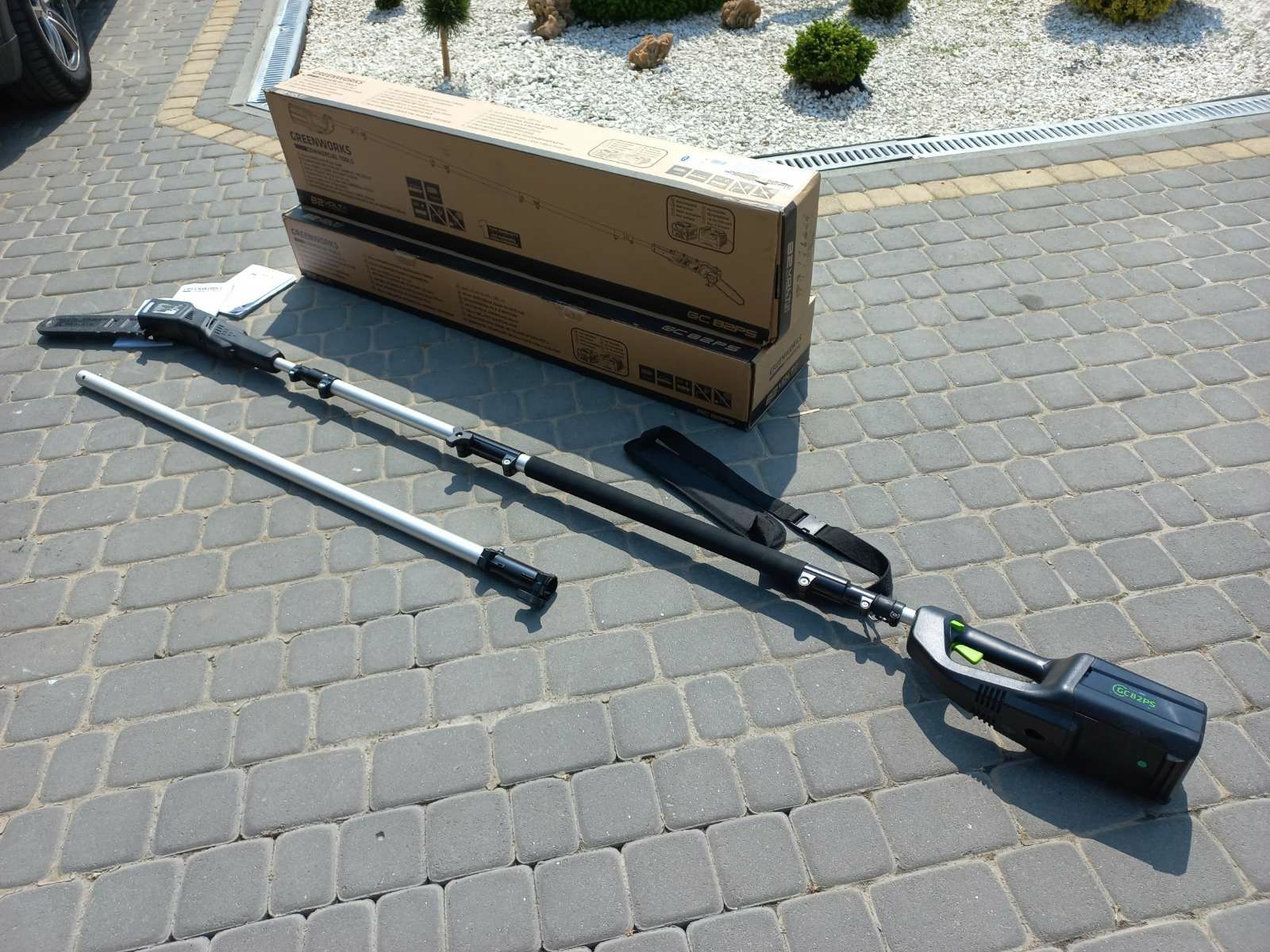 Потужний акумуляторний висоторіз greenworks 82v: 7 500 грн ...