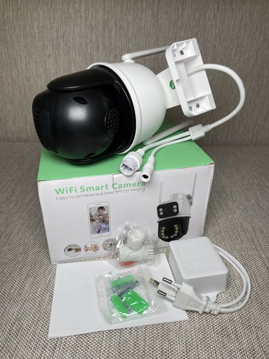 Wifi Двойная камера видеонаблюдения 8 Мп ICsee Подвійна відеонагляду: 1 ...