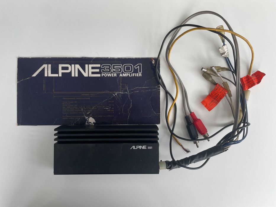 Amplificador carro Alpine 3501 antigo Ramalde • OLX Portugal